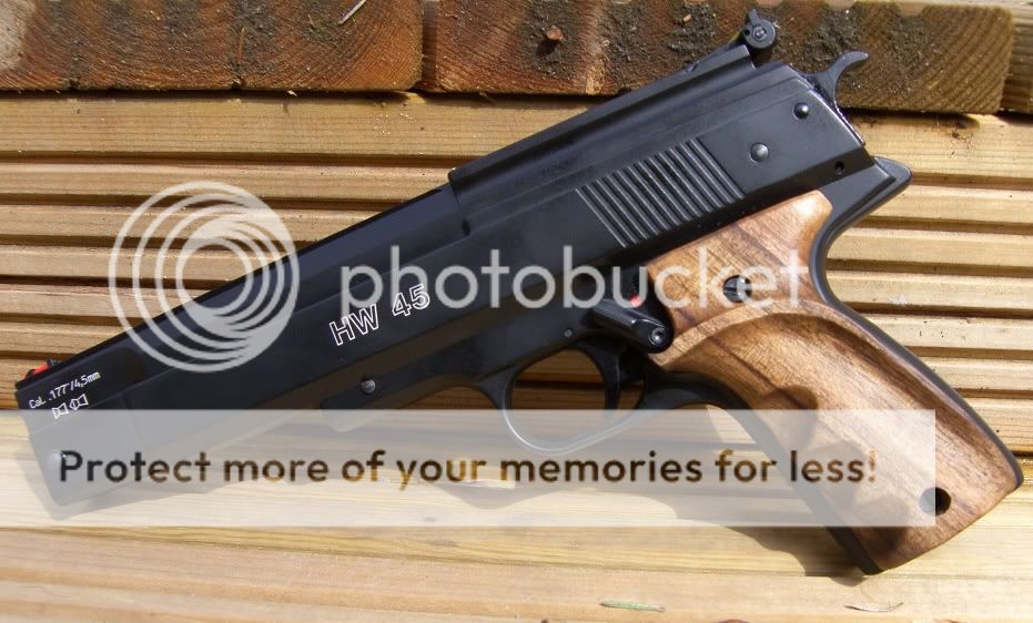 Weihrauch hw45 25 yard groupings