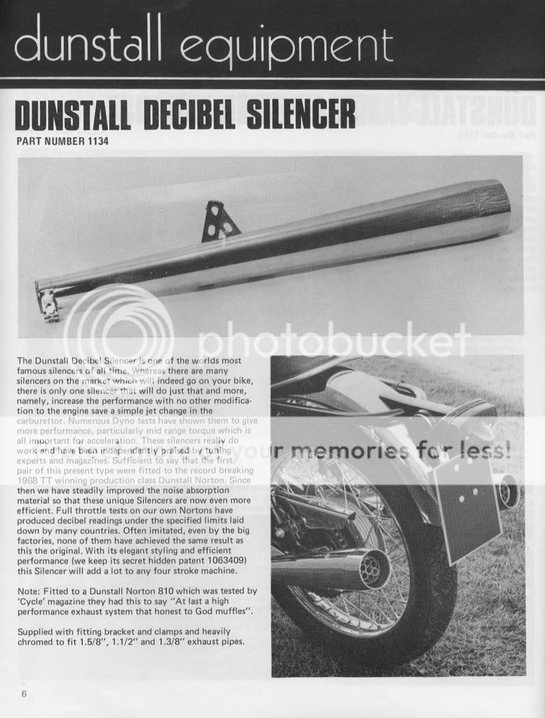 Dunstall exhaust/rearset mounts | Norton Commando Motorcycle Forum