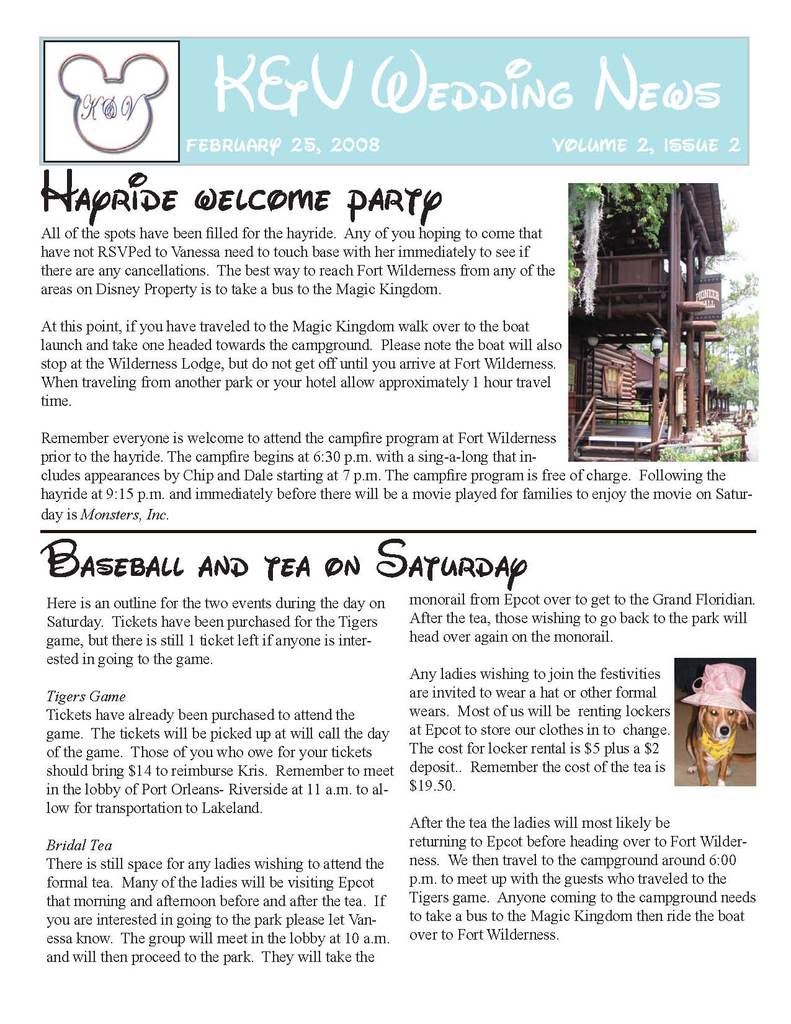 Newsletters- | DIS Disney Discussion Forums